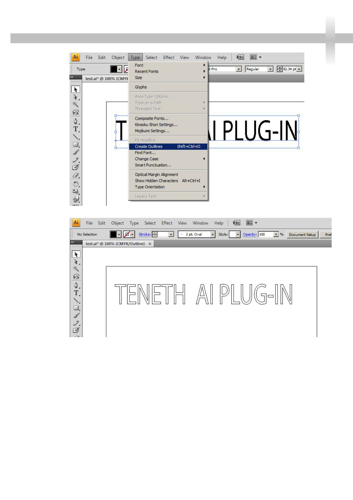 3 Then it will display a box below the image 3 click (Page 4 / 6) Illustrator_Plugin_manual